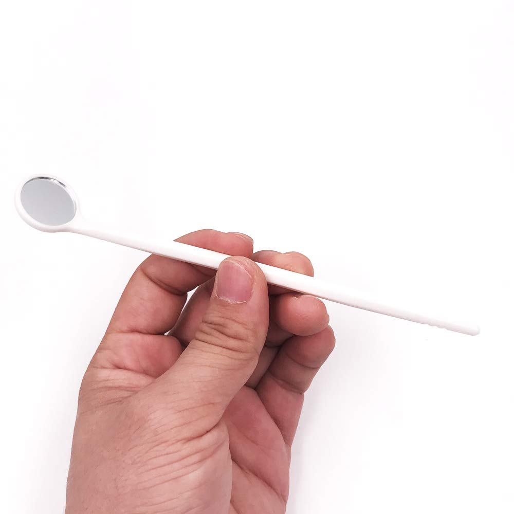 Snapklik.com : TENFLY 100pcs Disposable Dental Exam Mouth Mirrors Oral ...