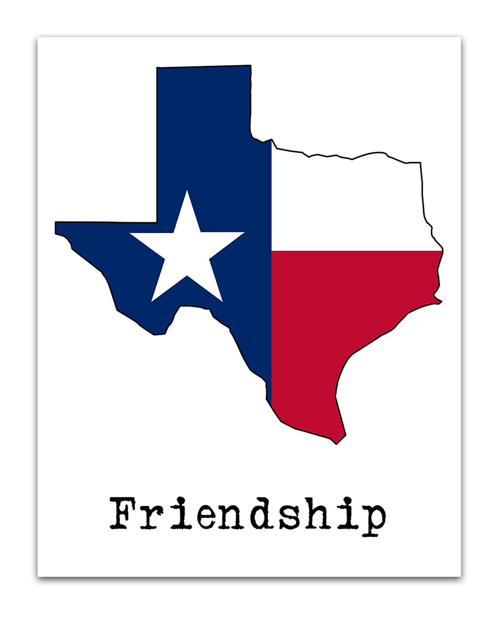 Texas State Motto Texas Shaped State Flag Chrome Auto Emblem