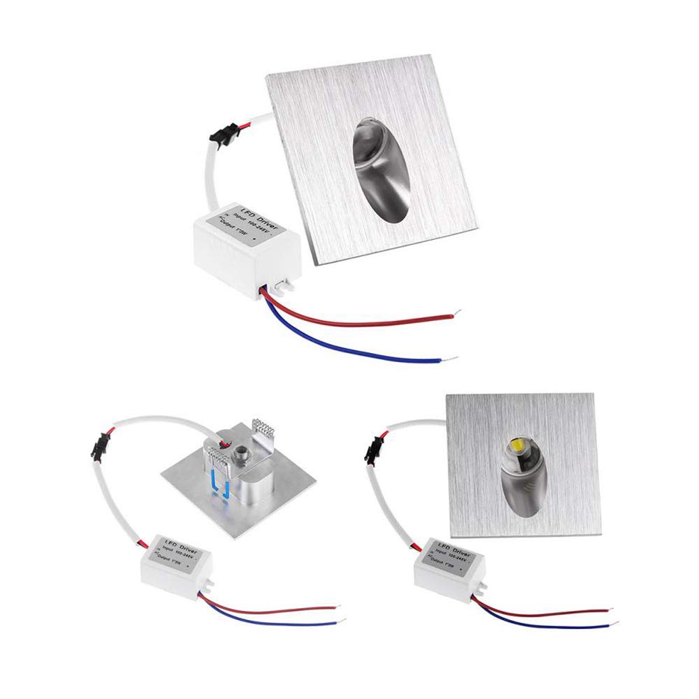 Snapklik.com : GeRRiT 1W Square/Round Aluminum LED Corner Wall Light ...
