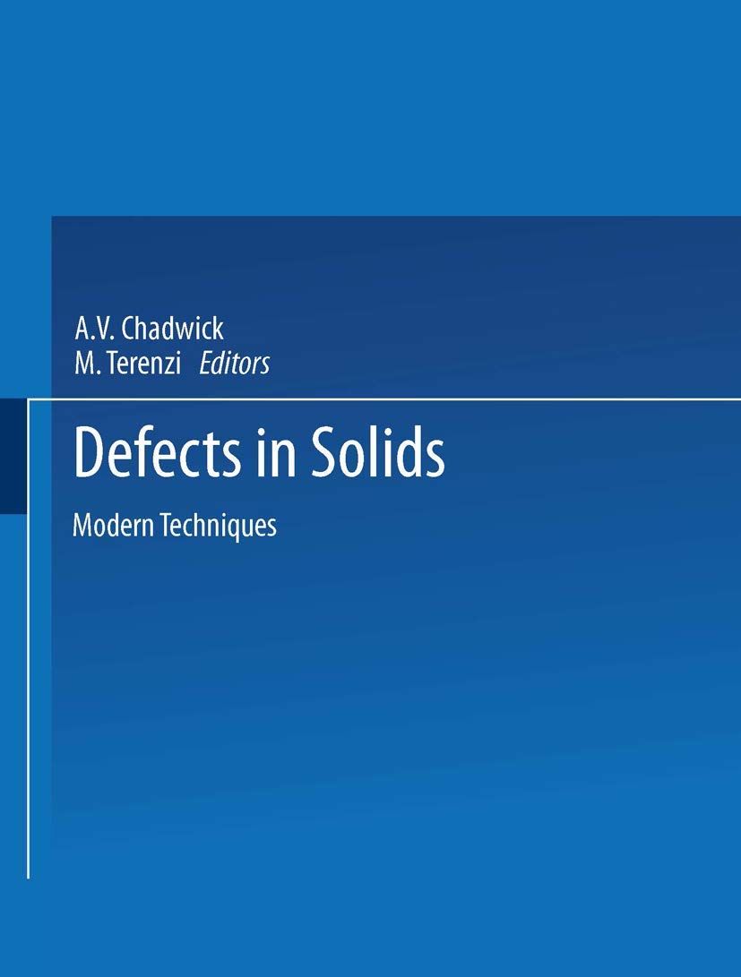 Amazon.com: Defects in Solids: Modern Techniques (NATO Asi Series ...