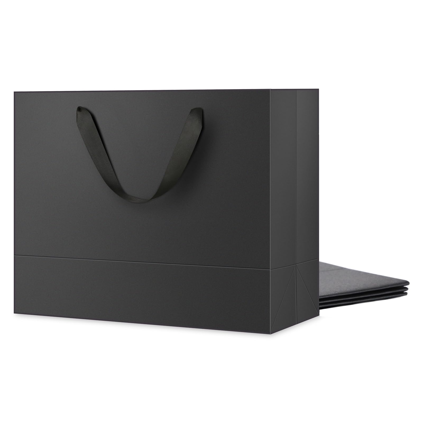 Amazon.com: JINMING 4 Large Gift Bags 13x5x10 Inches, Matte Black Gift ...