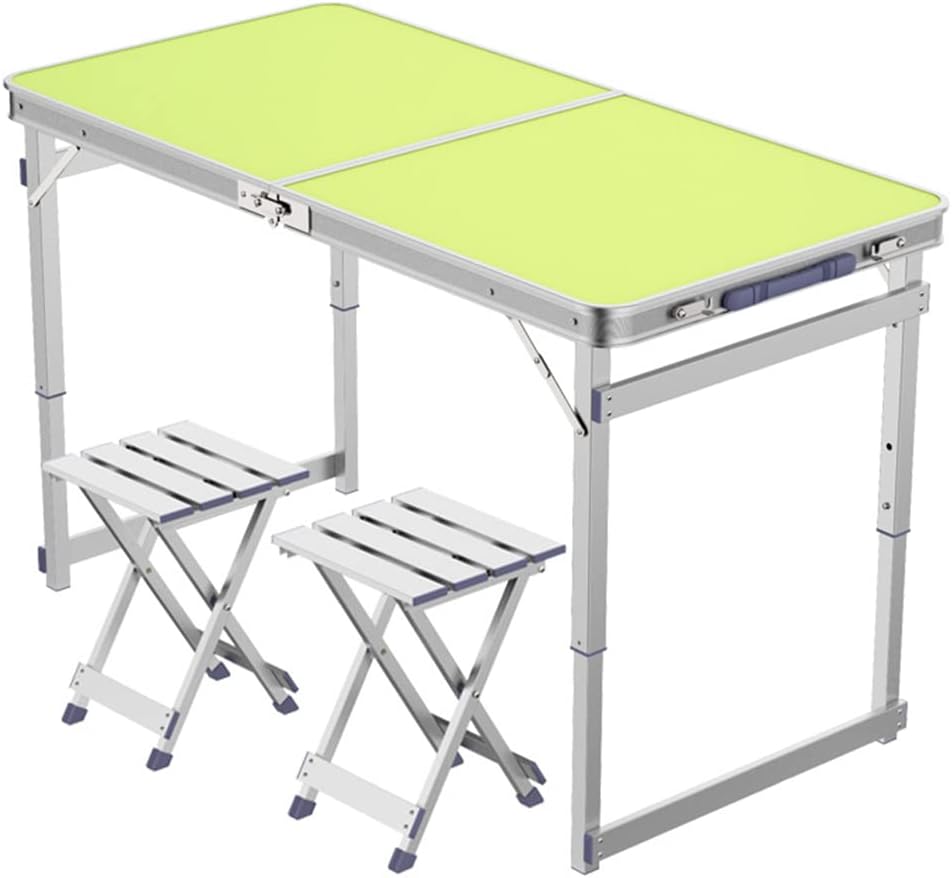 Amazon.com: Utility Folding Table, Fold-in-Half Portable Foldable Table ...