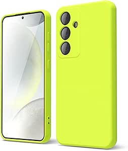 Amazon.com: oakxco for Samsung Galaxy S24 Plus Case Neon Green Liquid Silicone, Fluorescent ...