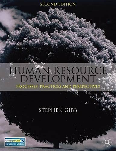 Human Resource Development: Process, Practices and Perspectives ...