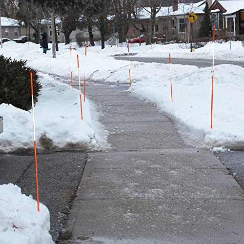 Snapklik.com : Hourleey 50 Pack 48 Reflective Driveway Markers, 5/16 ...