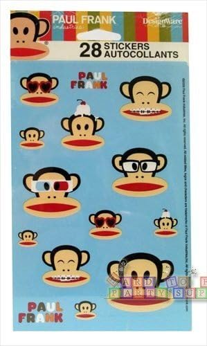 Amazon.com: Paul Frank Monkey Scrapbook Stickers (4316080)