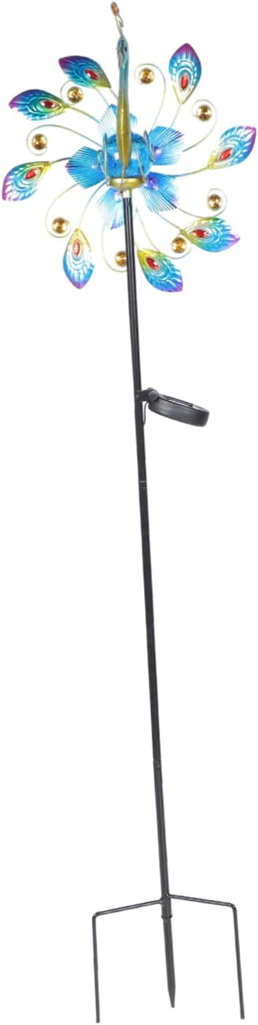 Amazon.com : VANZACK Solar Windmill Light Solar Windmills Garden Stakes ...