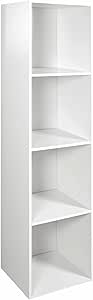 spot on dealz® 4 Cube Storage Unit Bookcase Wooden Storage Cabinets ...