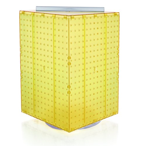 Snapklik.com : Azar Displays 701414-YEL Rotating Display Stand - 4 ...