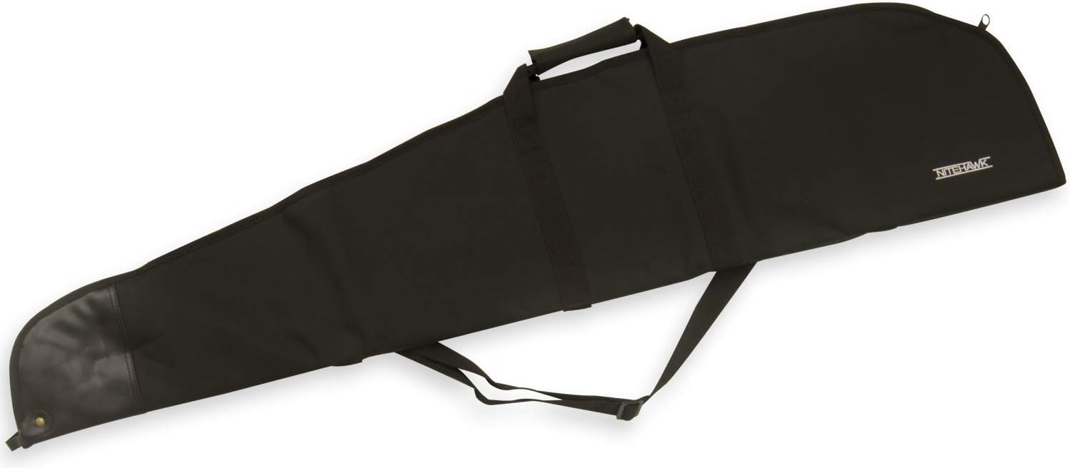NITEHAWK Wide Padded Rifle Gun Bag Carry Slip/Case Air Shooting Black ...
