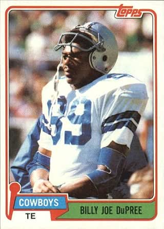 Amazon.com: 1981 Topps Football Card #393 Billy Joe DuPree ...