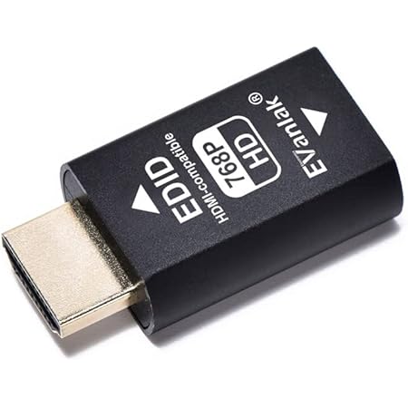 HDMI Dummy Plug Headless Ghost Display Emulator DDC EDID Emulator Fake ...
