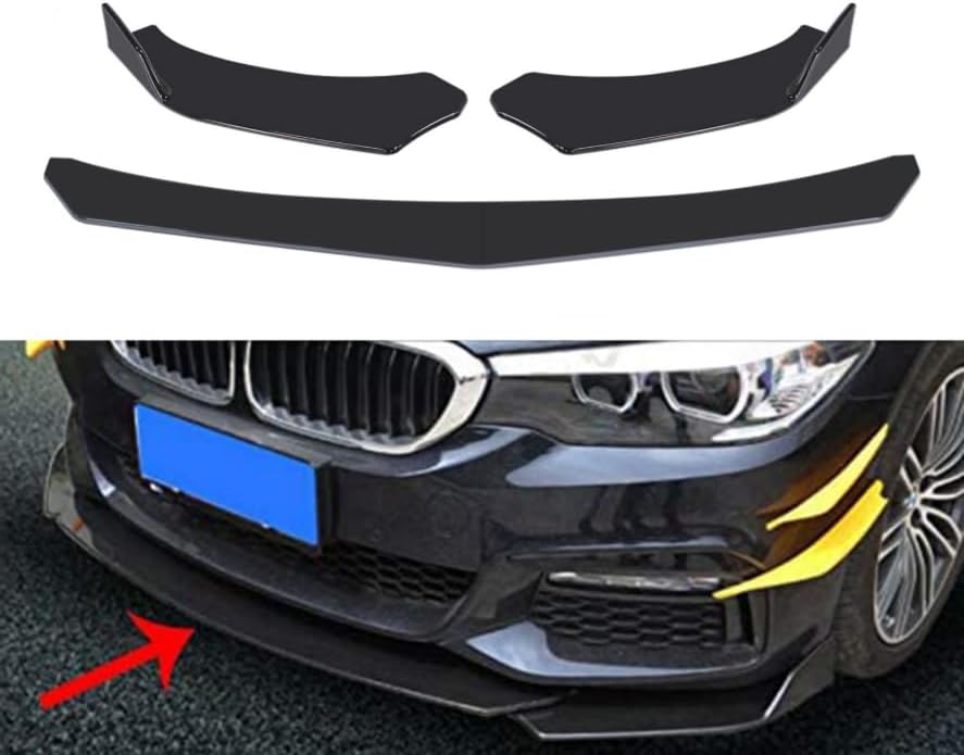 Lechnical Car Universal Front Splitter Front Bumper Lip Body Kit ...