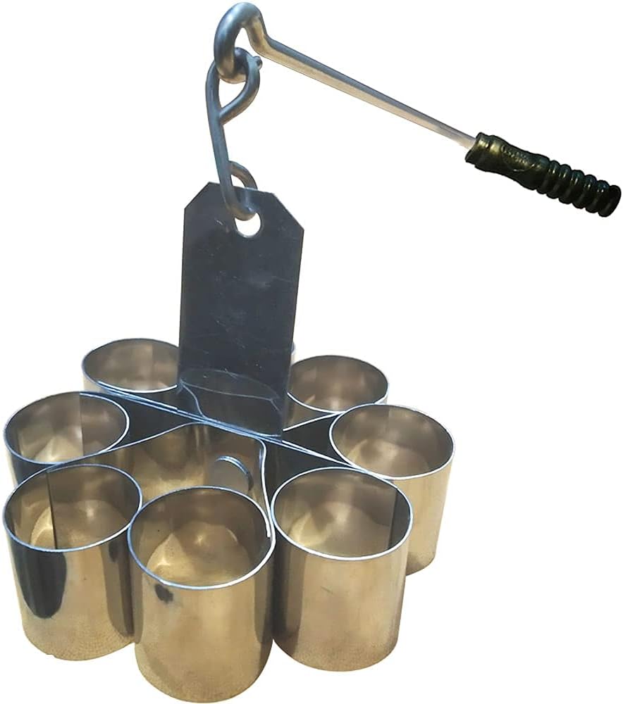 Amazon.com: Stainless Steel Achappam Mold/Achu Murukku Maker/Rose ...