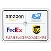 Amazon.com : Package Delivery Sign for Outside, Home Box - Metal ...