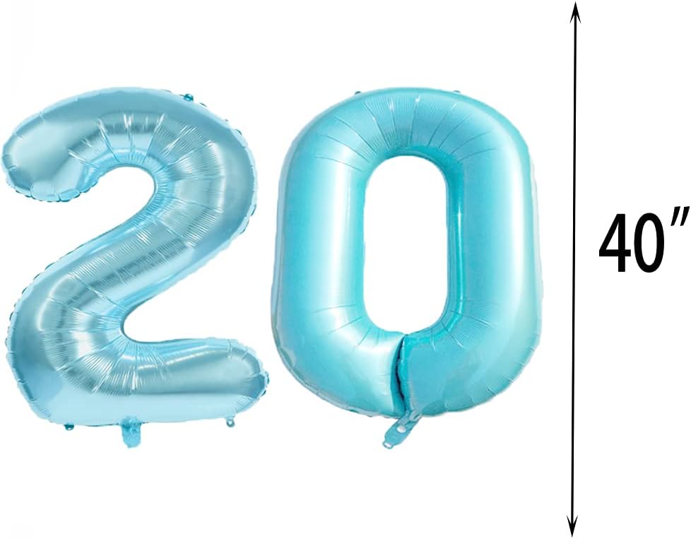 Sweet 20th Birthday Balloon 20th Birthday Decorations Happy 20th ...