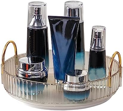 360 Rotating Makeup Organiser,Cosmetic Storage Skincare Makeup Spinning ...