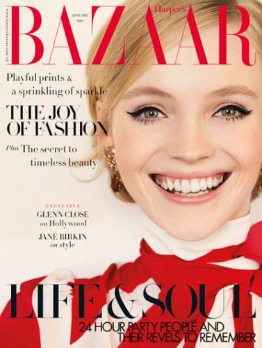 Harper's Bazaar UK Magazine (January, 2021) Lucan Gillespie Cover ...