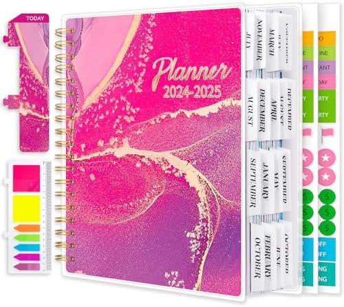 Teacher Planner 2024-2025 8.5" x 10.2", 18 Months Daily Weekly Monthly ...