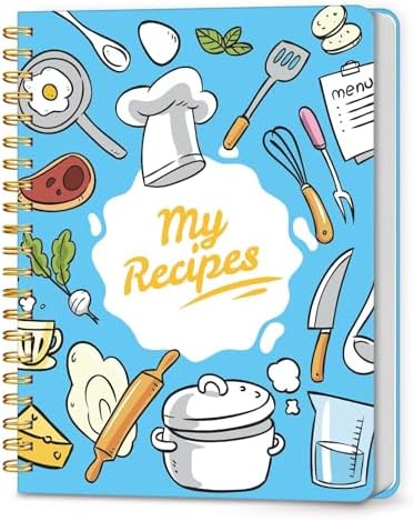 Amazon.com: JUBTIC Recipe Book to Write in Your Own Recipes, Large ...