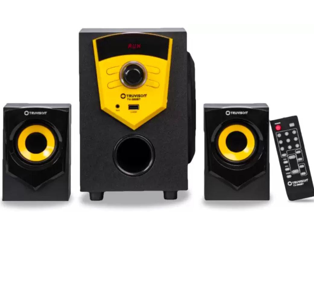 Truvison 2.1 Channel Multimedia Speaker System, 40W RMS, Bluetooth, SD ...