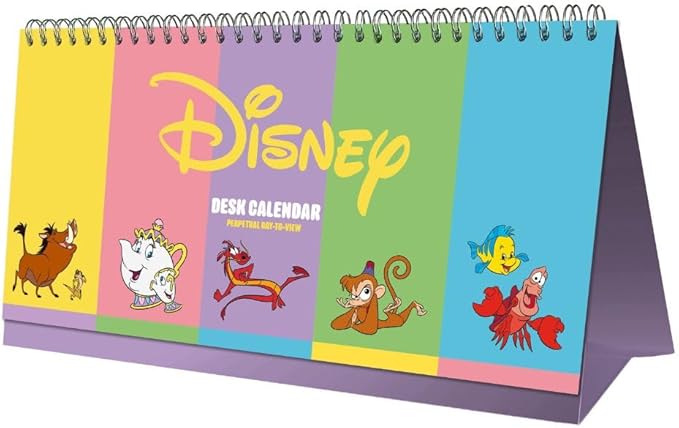 2025 Calendar Disney Day to View Perpetual Desk Calendar Official ...