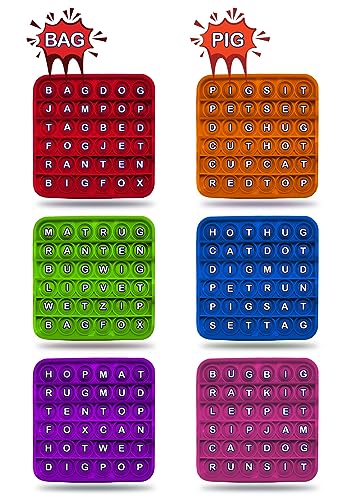 Multisensory Learning The Fidget Game Word Pop CVC Mats - 6 Pack ...