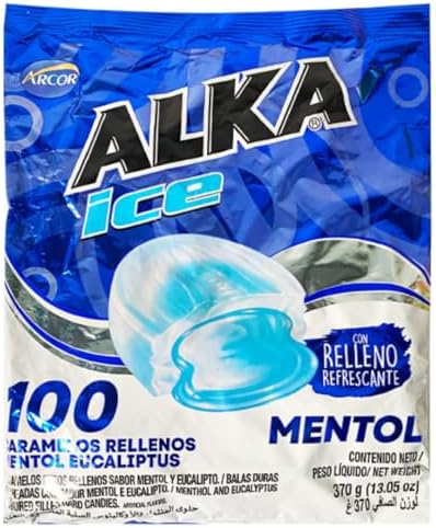 Amazon.com : Arcor Alka Ice Mints with Gel Center - Menthol Flavored ...