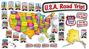 USA Road Trip! Bulletin Board: Scholastic: 9780439749220: Amazon.com: Books