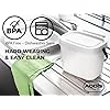 Addis Eco 100% Plastic Everyday Kitchen Food Waste Compost Caddy Bin, 4 ...
