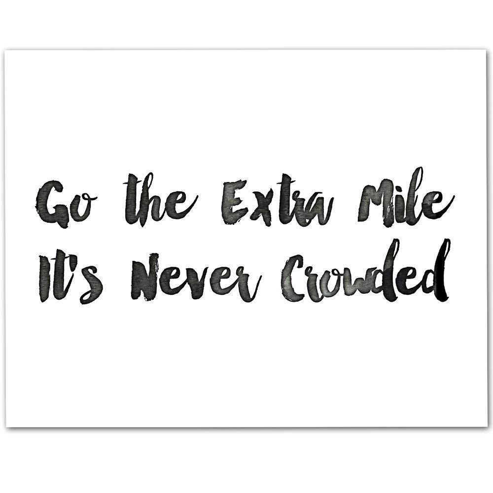 Amazon.com: Go The Extra Mile - Inspirational Home and Office Decor ...