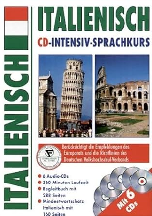 Amazon.com: Italienisch CD- Intensiv- Sprachkurs. 6 CDs.: 9783632988663 ...