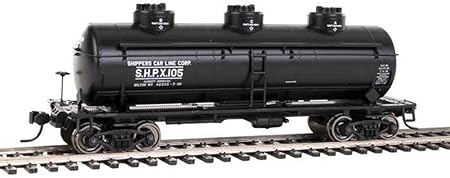 Amazon.com: Walthers HO Scale 36' 3-Dome Tank Car SHPX (letras negras y blancas) #105 : Arte y ...
