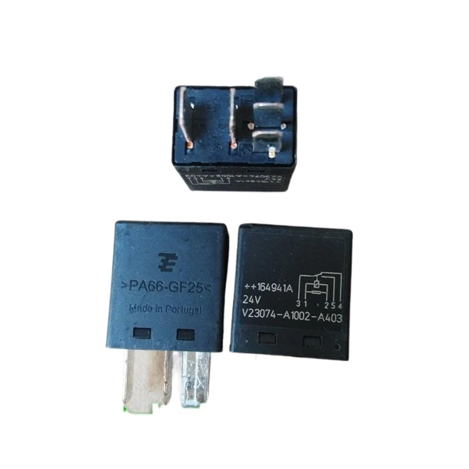 Amazon.com: GEBBEM V23074-A1002-A403 24V Relay PA66-GF25 5 feet ...
