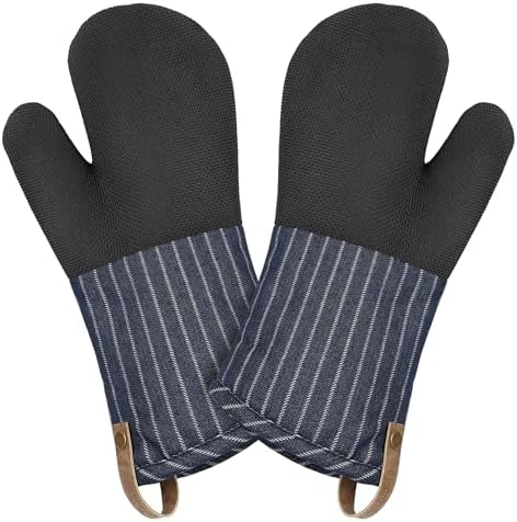 Amazon.com: Cuisinart Heritage Kitchen Oven Mitts – Heat-Resistant ...