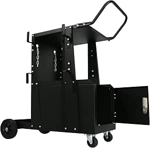 RCIACRHT Welding Cart Heavy Duty Rolling Welder Carts with Wheels ...