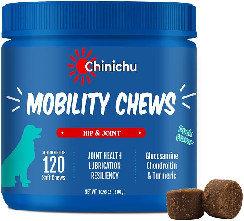 Amazon.com : Chinichu Mobility Bites Dog Joint Supplement - Hip and ...