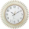 Amazon.com: Noamus 12" Retro Wall Clock, Silent Non-Ticking Round Clock ...