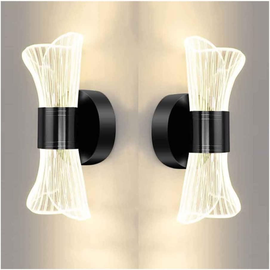 Modern Cystal Wall Sconces Set of 2, Art Indoor Decor Aesthetics Wall ...
