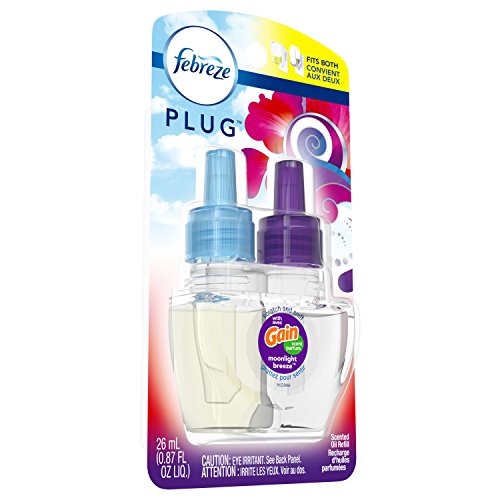 Febreze Désodorisant anti-odeurs Fade Defy PLUG Gain Moonlight Breeze ...