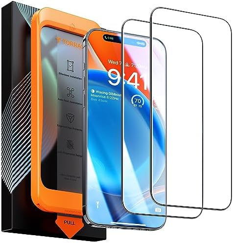 Amazon.com: TORRAS Upgraded DiaShield 3D for iPhone 15 Pro Max Screen ...