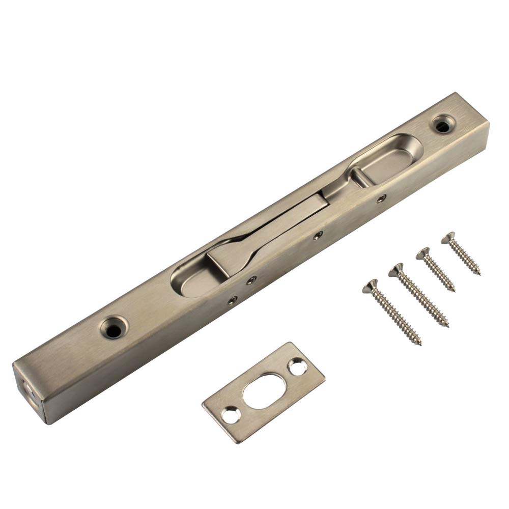 Buy Hidden Latches & Bolts Silver 304 Stainless Steel 8 inch (20cm ...