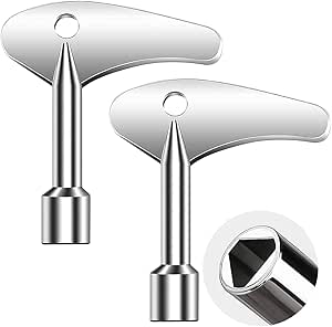 JINHENB 2 Pcs Triangular Key Inner Triangle Spanner Key Stainless Steel ...