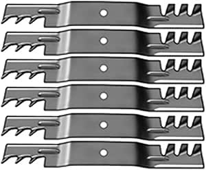 Amazon.com : WANGDSKDluokeyan 6pk Mulching Lawn Mower Blades 61" for ...