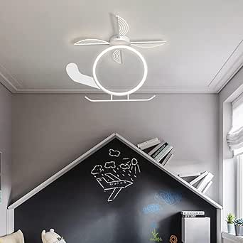 LED Airplane Ceiling Lights for Kids Bedroom 38W Dimmable Close to ...