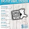 Amazon.com: (3Pcs) Support Single Moms Stickers Funny Hard Hat Sticker ...