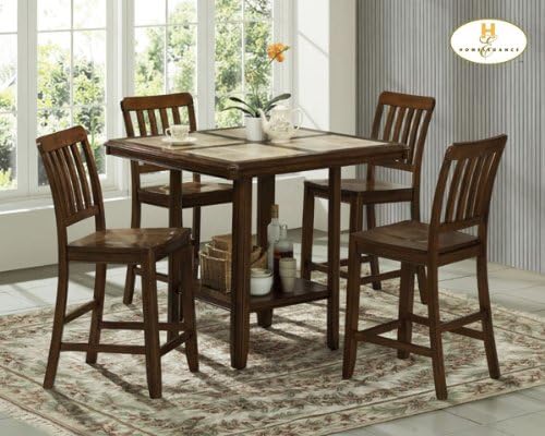 Amazon.com: Counter Height Tile Table Set : Home & Kitchen