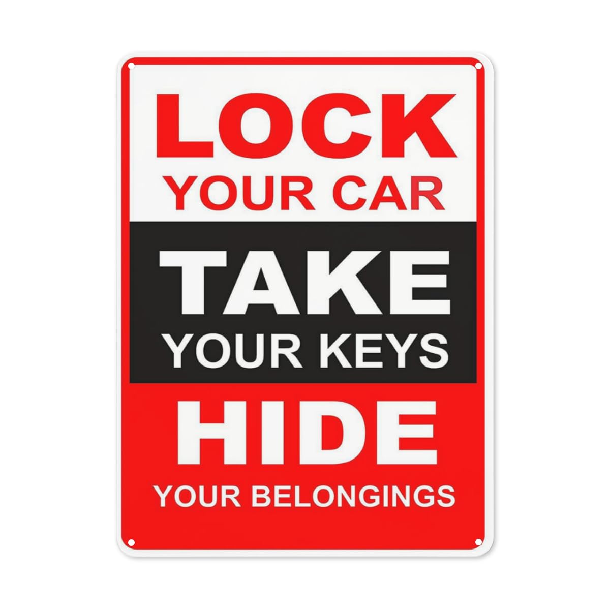 Amazon.com : Warning sign Danger Business signs,Lock Your Car Take Your ...