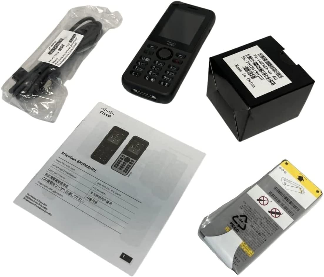 Buy CISCO CP-8821 Wireless IP Phone Handset CP-8821-K9 Battery and ...