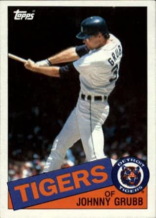 Amazon.com: 1985 Topps Baseball Card #643 Johnny Grubb : Collectibles ...